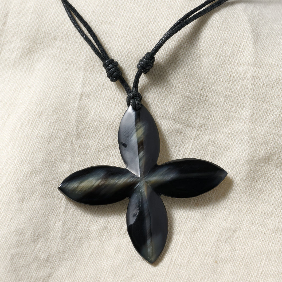 Reclaimed Horn Cross Pendant — Ten Thousand Villages - Wholesale
