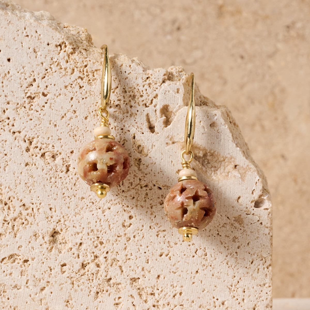 Samca Gorara Stone Earrings — Ten Thousand Villages - Wholesale