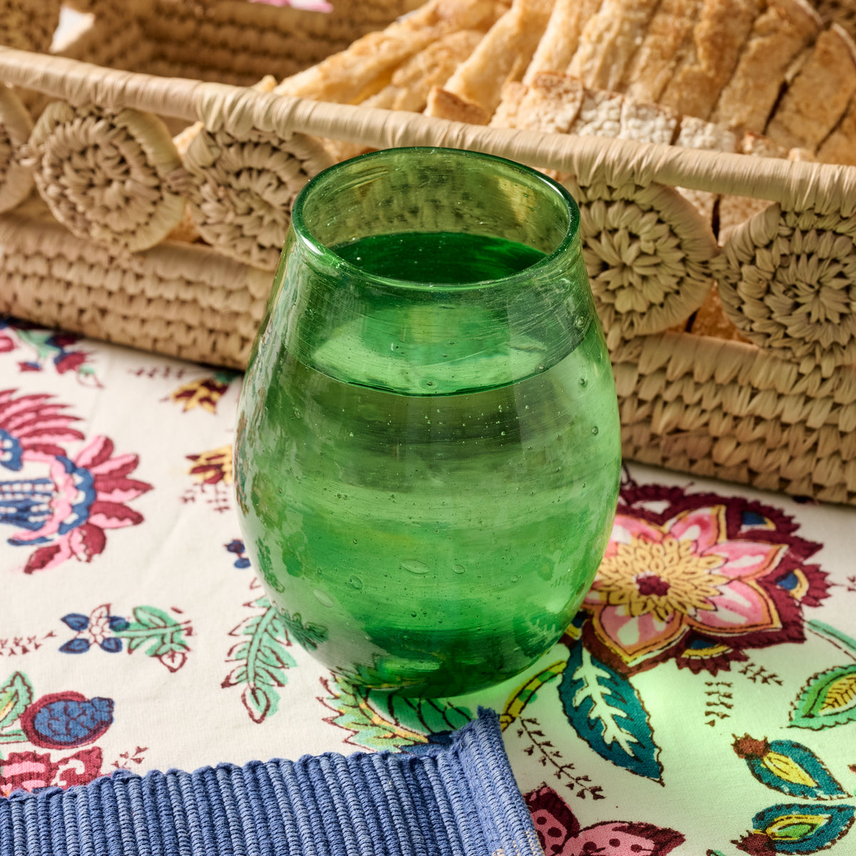 Nabid Stemless Goblet - Green — Ten Thousand Villages - Wholesale