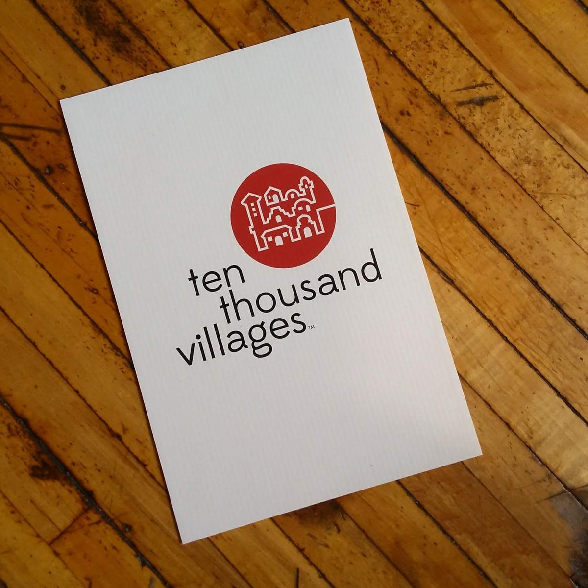 12" x 18" TTV Logo Sign — Ten Thousand Villages - Wholesale