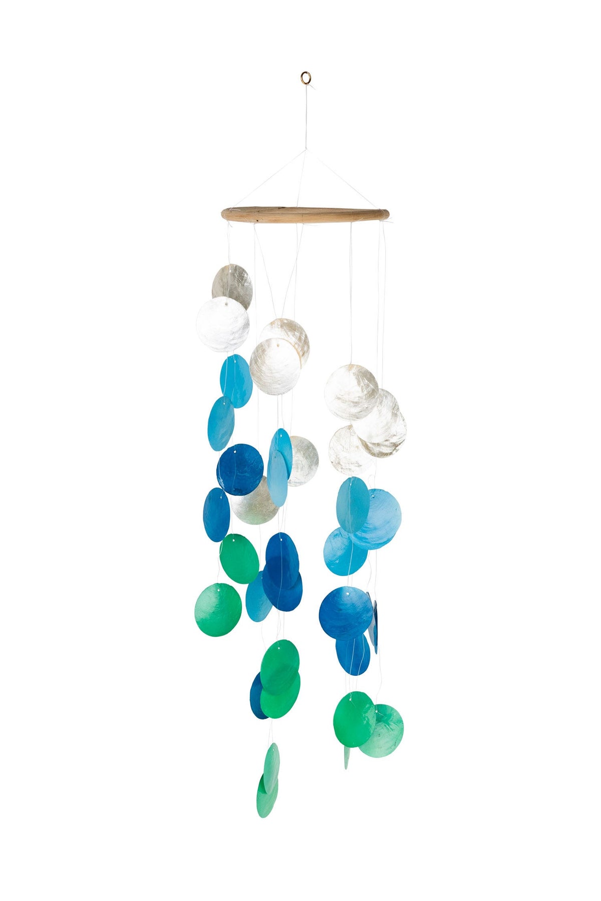 Spiral Capiz Shell Wind Chime — Ten Thousand Villages - Wholesale
